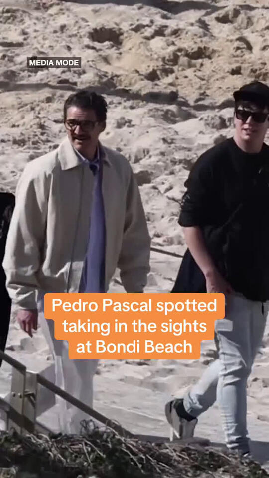 The star took in the beauty of Sydney along the Bondi to Coogee walk ...