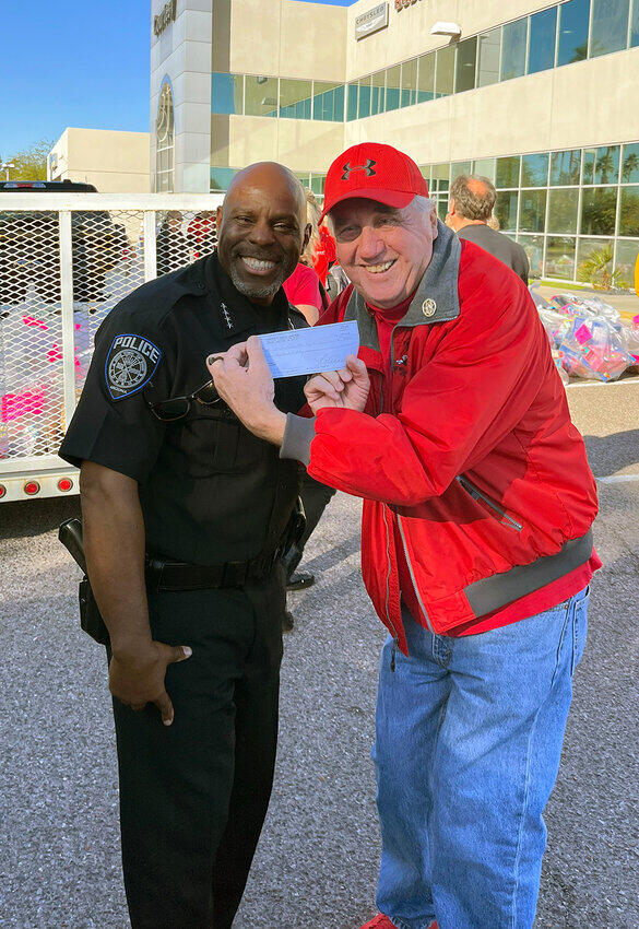 Pinal County police group helps out 'Blue Santa' - NewsBreak