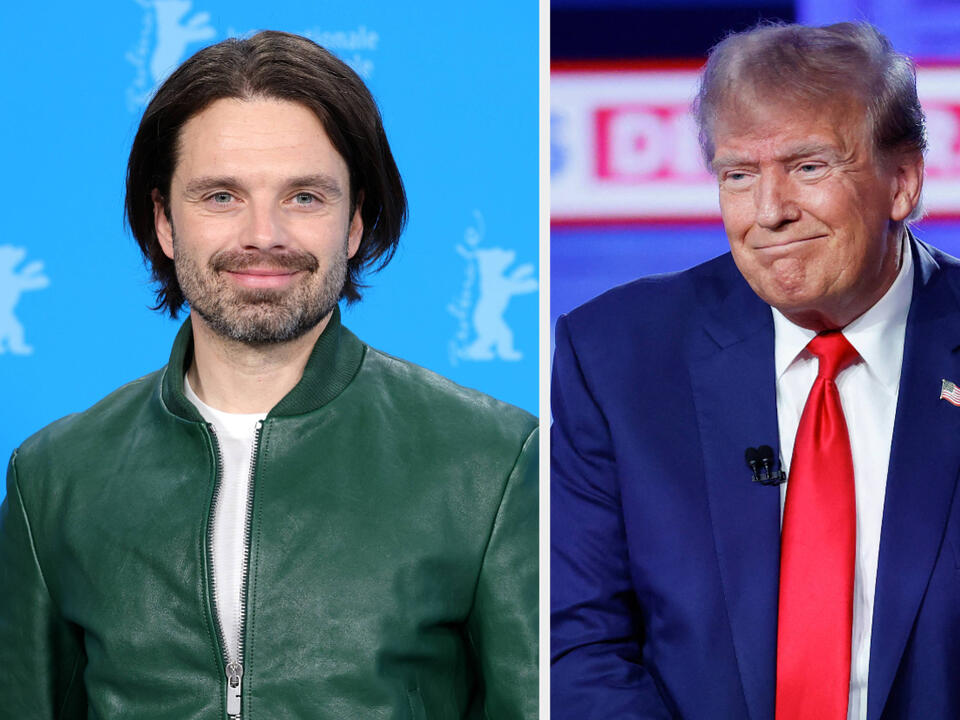 A Photo Of Sebastian Stan As A Young Donald Trump In "The Apprentice ...