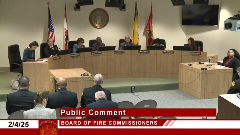 Los Angeles Board of Fire Commissioners Meeting Feb. 4 - NewsBreak