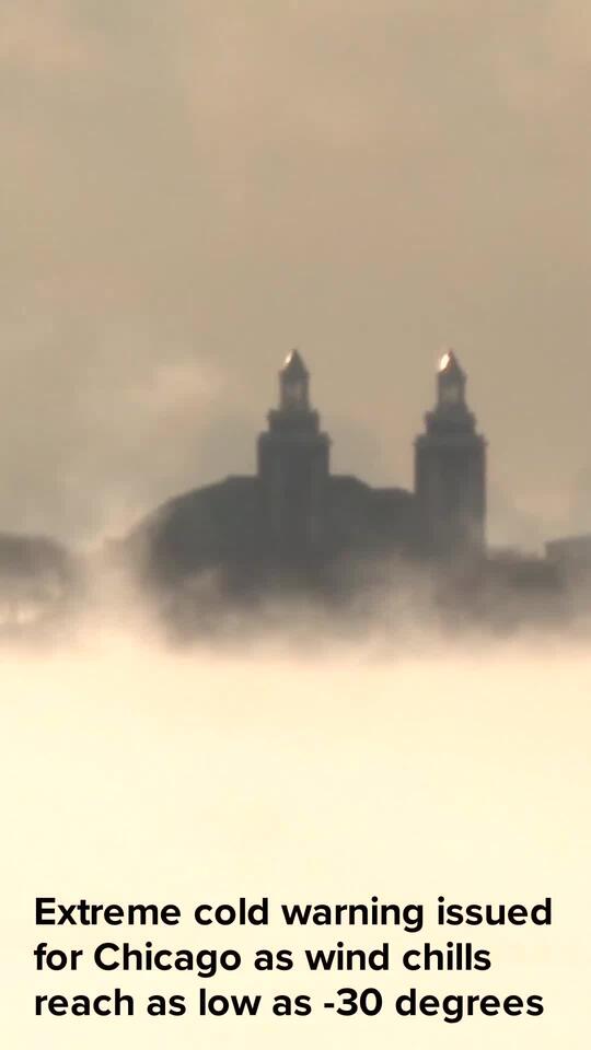 Extreme cold warning issued for Chicago as wind chills reach as low as ...