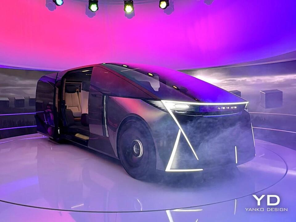 Lexus LS Concept First-Look: The Six-Wheel Flagship Turning Heads at ...