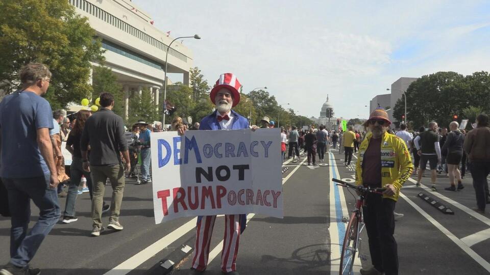 “No Kings” Protest in DC Aims to Push Back on Trump Agenda - NewsBreak