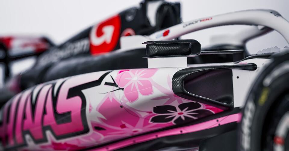 Haas unveils ‘sakura’ livery to honor cherry blossom season at F1 ...