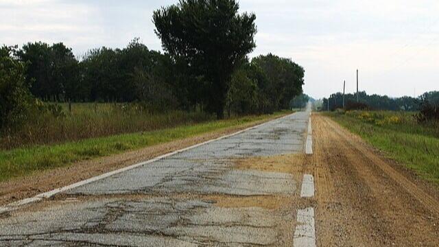 The Ribbon Road - Sidewalk Roadway in Oklahoma: the only original 9 ...