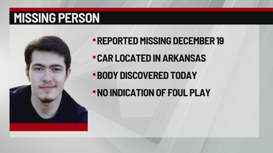 Body of missing Tama County man found in Arkansas - NewsBreak