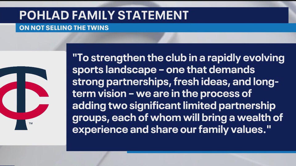Pohlad family walks back decision to sell Minnesota Twins - NewsBreak