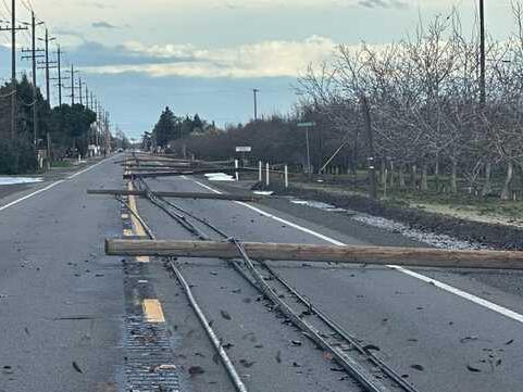 WATCH: Aftermath of 41 fallen Modesto phone poles that landed on ...