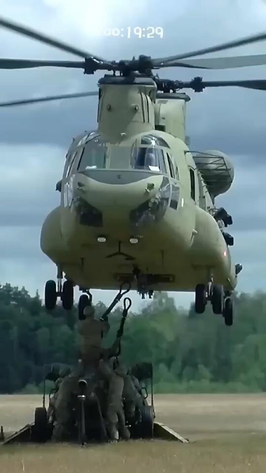 Howitzer Sling-Load Training of Chinook Helicopter#military #helicopter - NewsBreak