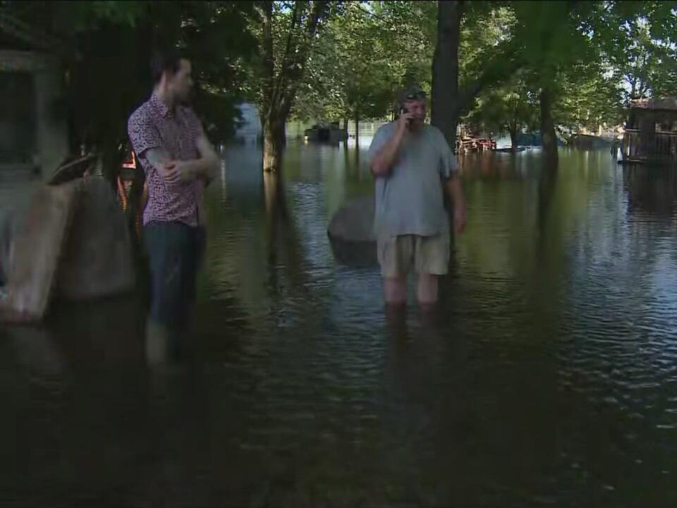 Cleanup underway amid flooding in Waterville