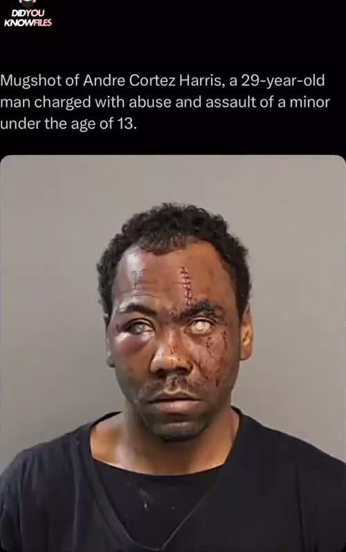 Andre Cortez Harris, 29, has recently been charged with the s**ual ...