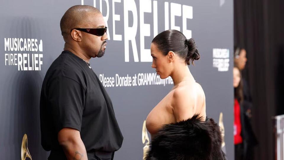 Kanye West gets transparent about his love for wife Bianca Censori’s Grammy look - NewsBreak