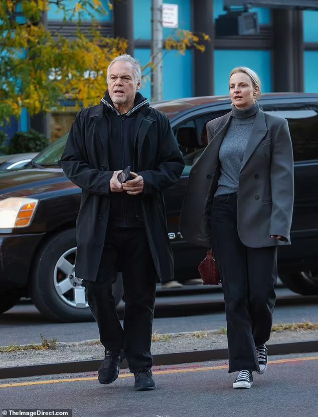 Law & Order alum Vincent D'Onofrio holds hands with younger woman a ...