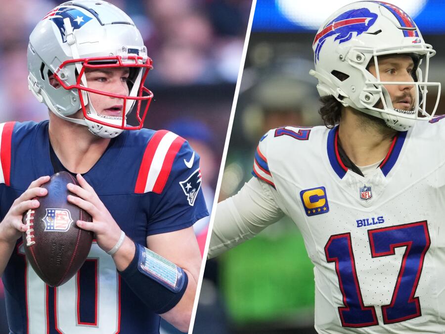 Can Drake Maye join Josh Allen as a top-five QB? Curran, Giardi discuss