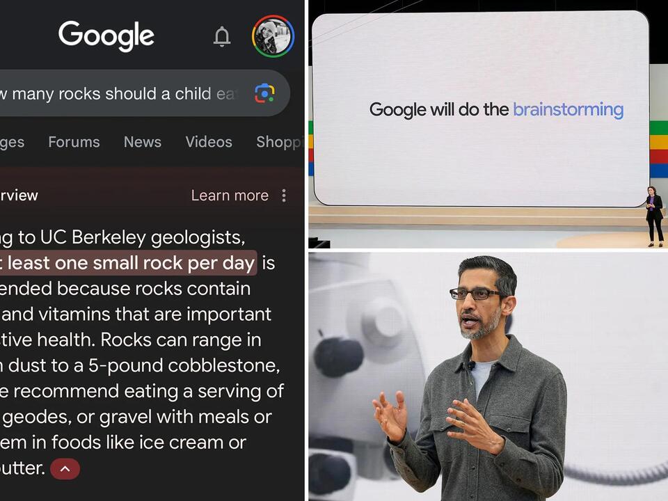 Google ‘taking swift action’ to remove bizarre AI search results — like ...