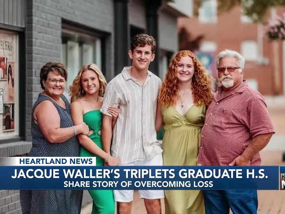 Jacque Waller's triplets graduate high school: Share story of ...