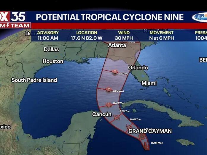 Potential Tropical Cyclone 9 live updates: Florida in path of future ...