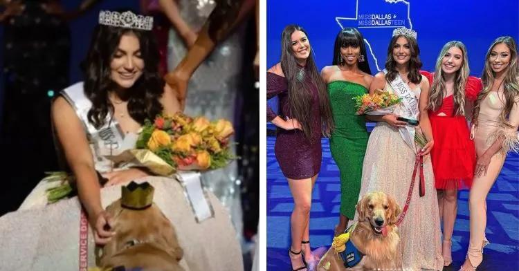 Hard-Working Service Dog Also Awarded A Crown In The Miss Dallas ...