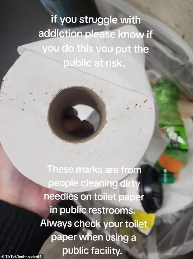 Warning issued to always check toilet paper in public bathrooms for ...