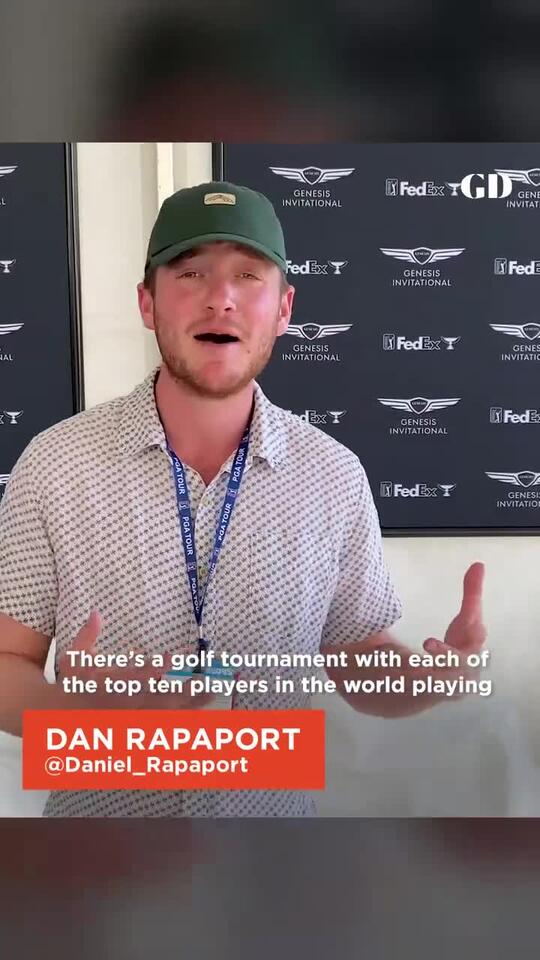 Despite the exciting field at Riviera this week competing golf leagues seem to be all the talk ...