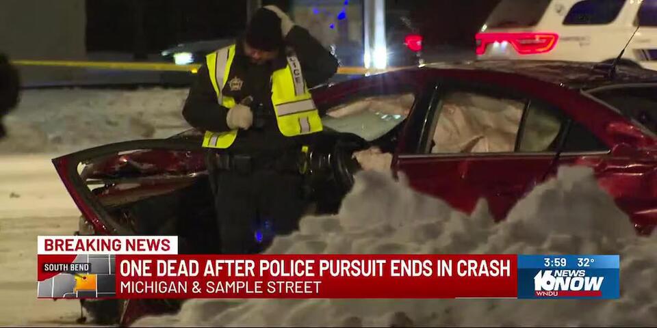 1 dead after police chase ends in crash at busy South Bend intersection ...