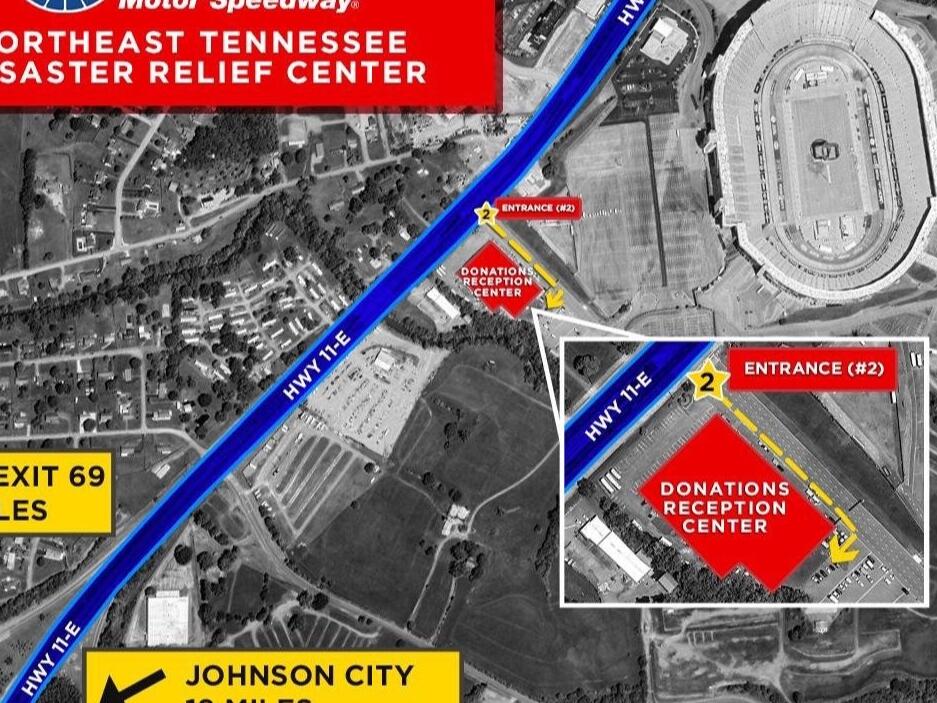 Generosity Overflows as Bristol Speedway Becomes Hub for Tennessee ...