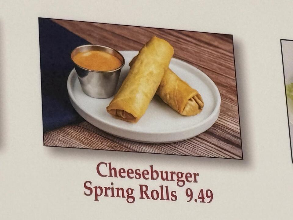 Off to the Races: Walt Disney World's Popular Cheeseburger Spring Rolls ...