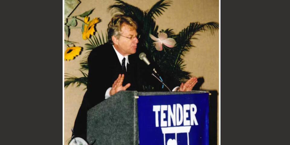 Jerry Springer mural to celebrate his support for Tender Mercies ...