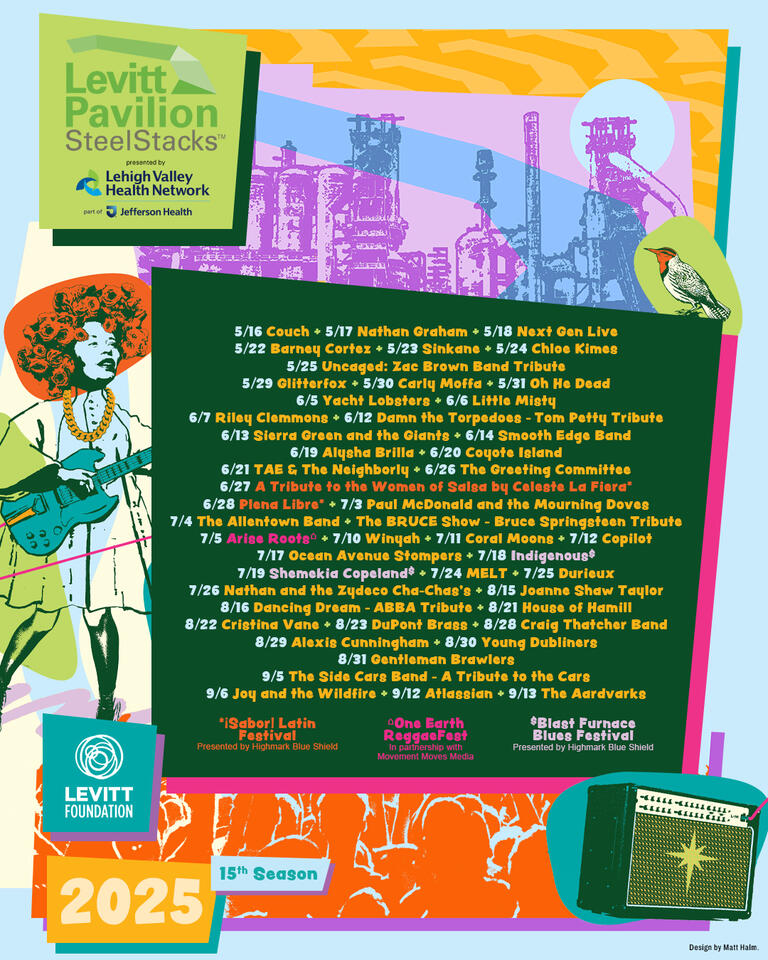 Levitt Pavilion SteelStacks Reveals 2025 Free Outdoor Concert Series ...