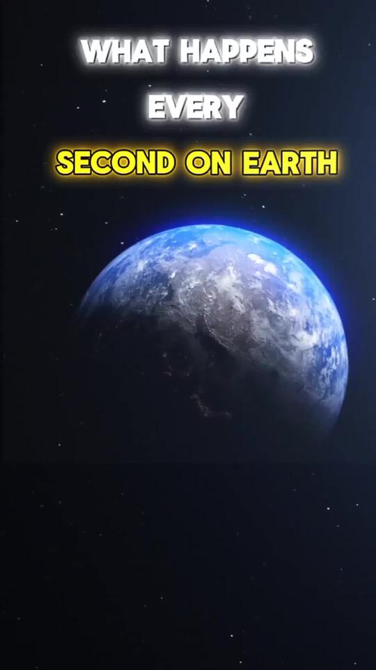 What Happens Every 1 Second On Earth earth planet shorts - NewsBreak