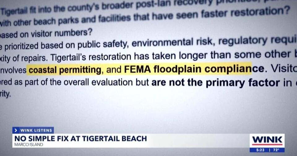 Marco Island's Tigertail Beach still awaits full recovery post ...