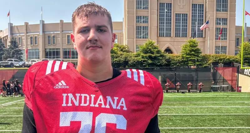 Prized in-state four-star OL Mason McDermott commits to Indiana and ...