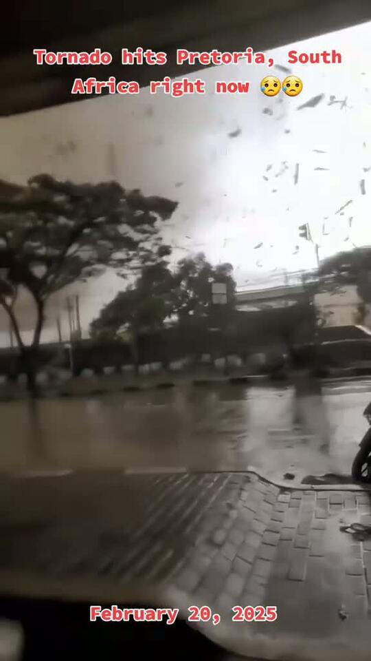 Tornado hits Pretoria, South Africa right now! #tornado #pretoria # ...
