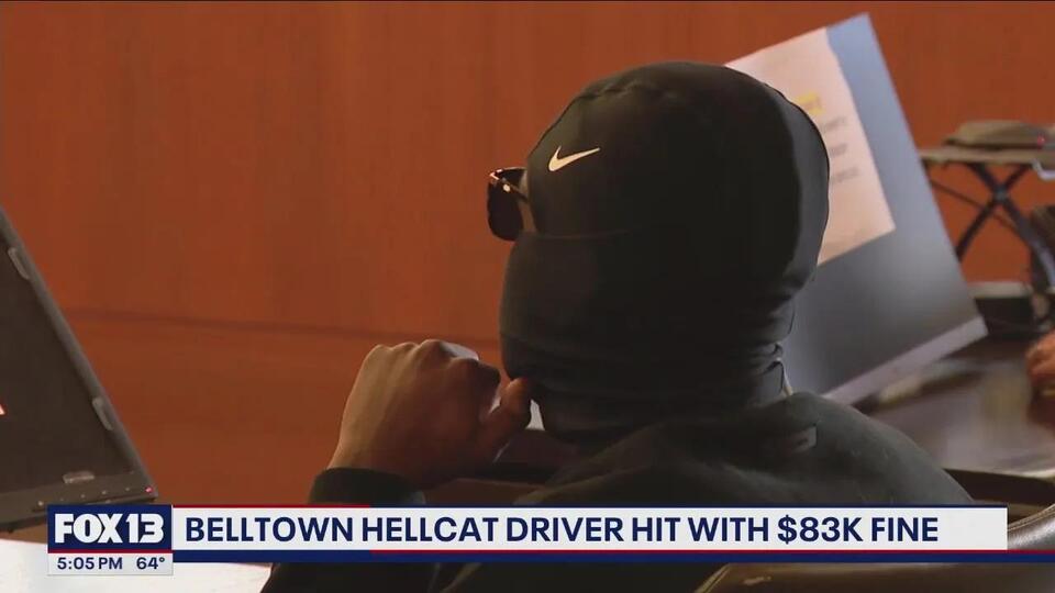 Belltown Hellcat driver hit with $83K fine - NewsBreak
