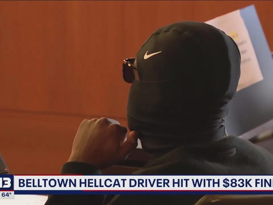 Belltown Hellcat driver hit with $83K fine