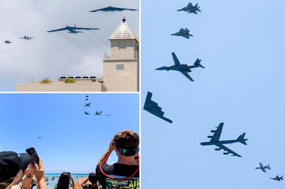 Historic ‘Freedom Flyover’ airshow includes nearly every Air Force ...