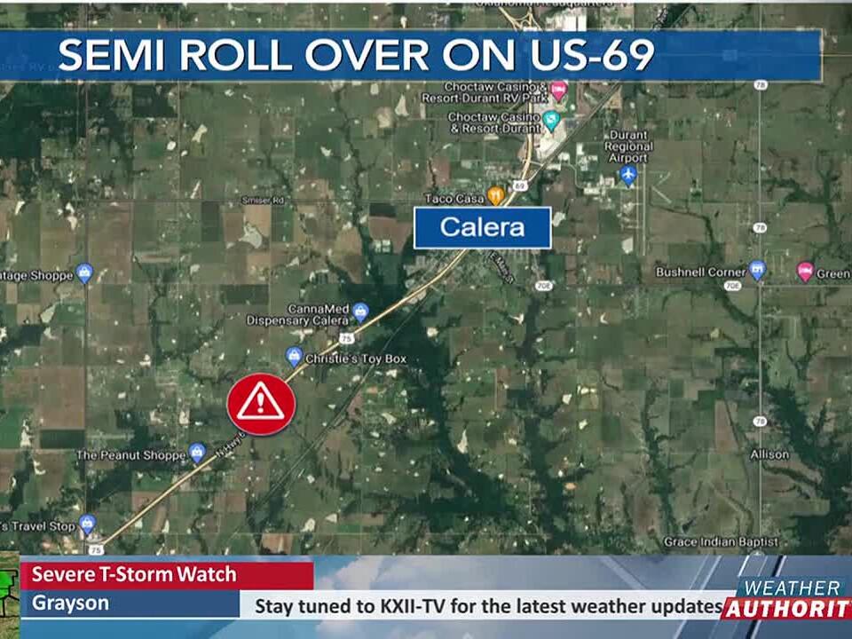 Crash reported on US 69 closes down roadway in Calera