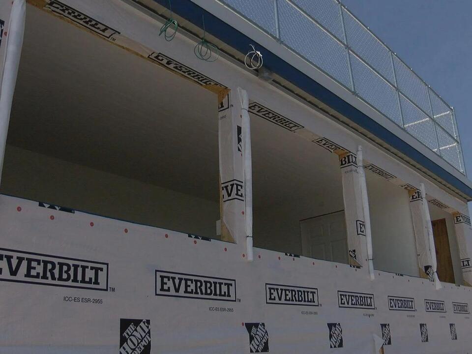 Frankfort press box restored after tragic fire