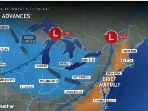 Approaching Cold Front Will Bring Frosty Conditions, Scattered Storms ...
