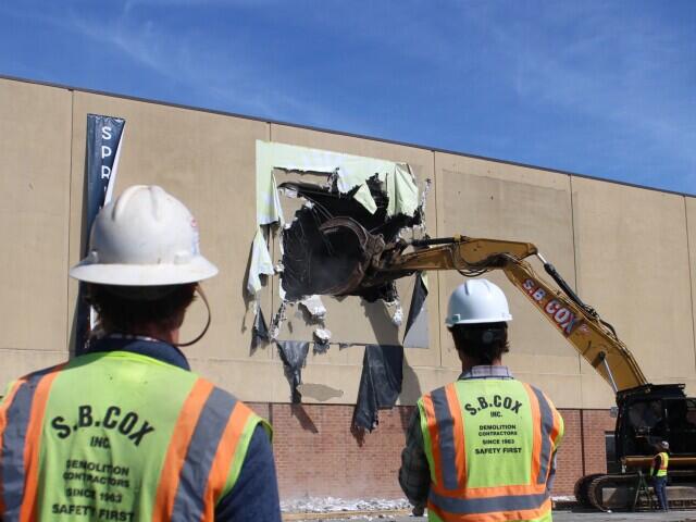 Chesterfield begins demolition of Spring Rock Green ahead of ...