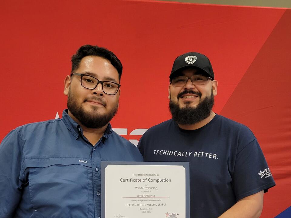 TSTC’s Workforce Training and Continuing Education program honors graduates