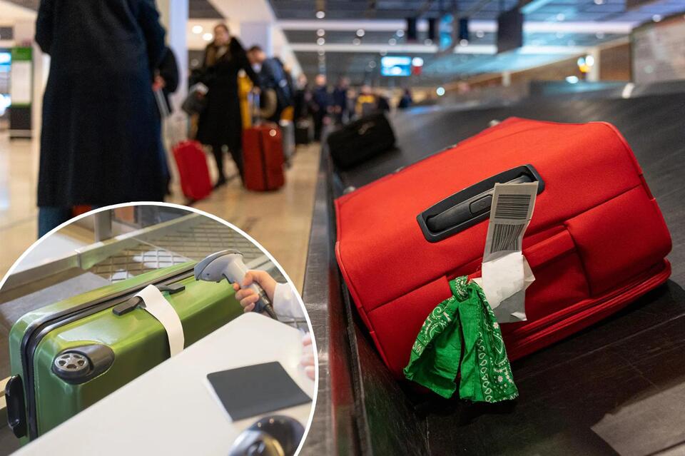 Baggage handler issues warning to passengers who tie ribbons to their ...