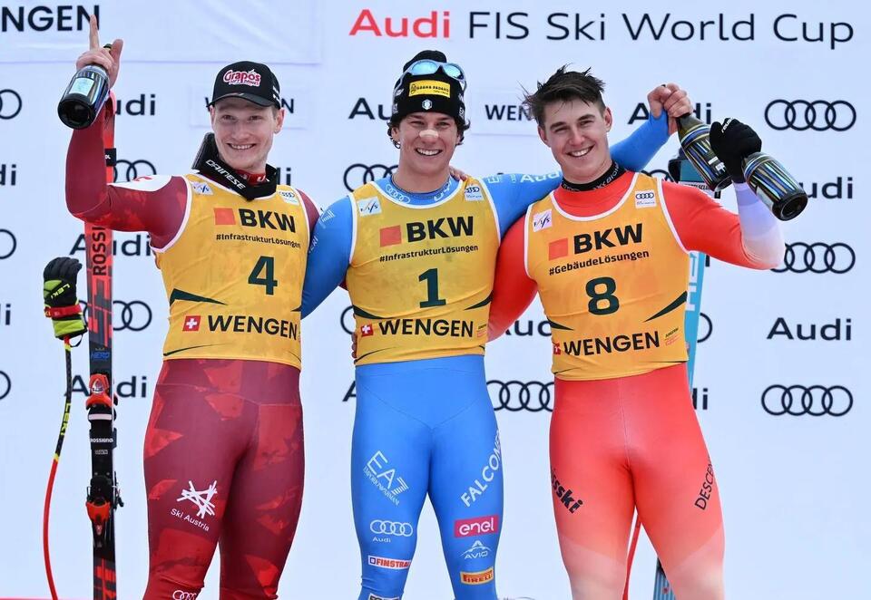 “I Ski With Him Always”—Giovanni Franzoni Wins Super-G in Wengen ...
