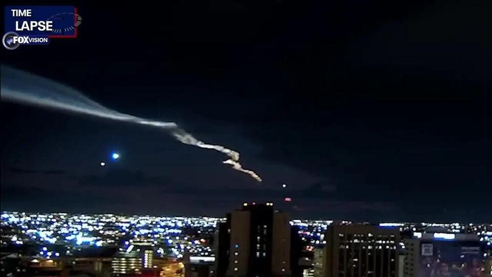 Timelapse Spacex Launch Seen In Phoenix Newsbreak