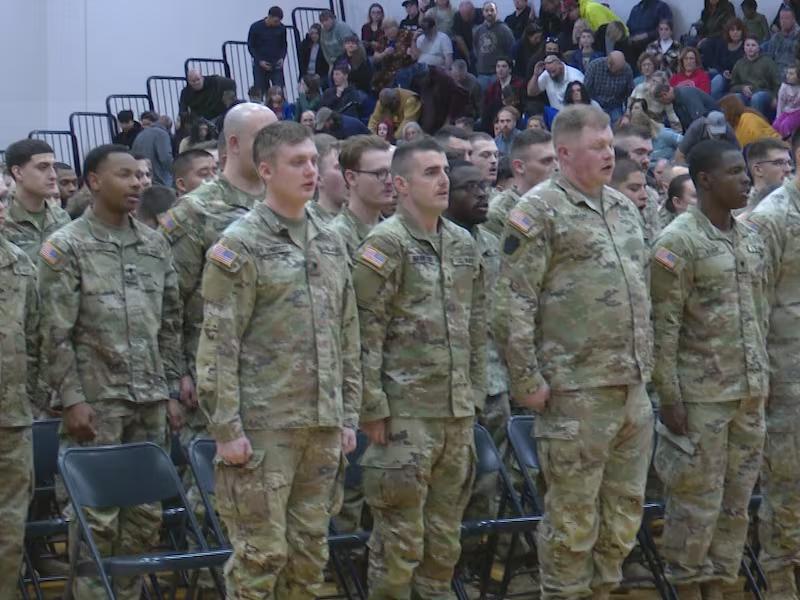 Local National Guard unit has Call to Duty ceremony for first overseas ...
