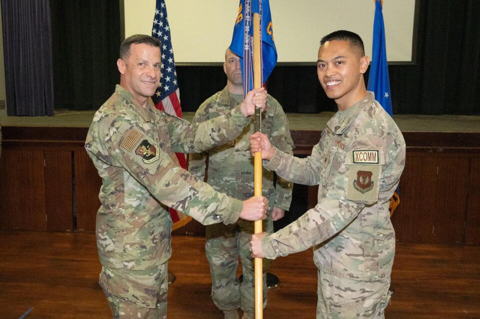 422nd Communications Squadron Change of Command Ceremony - NewsBreak