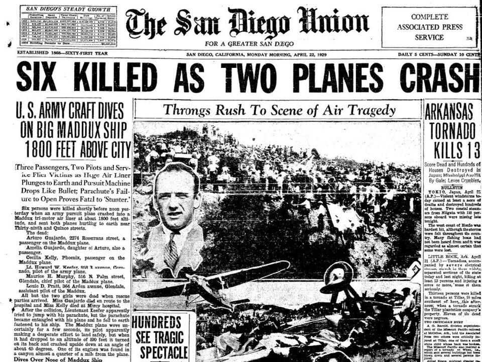 Essay: Recalling San Diego’s first mid-air disaster on PSA 182 ...