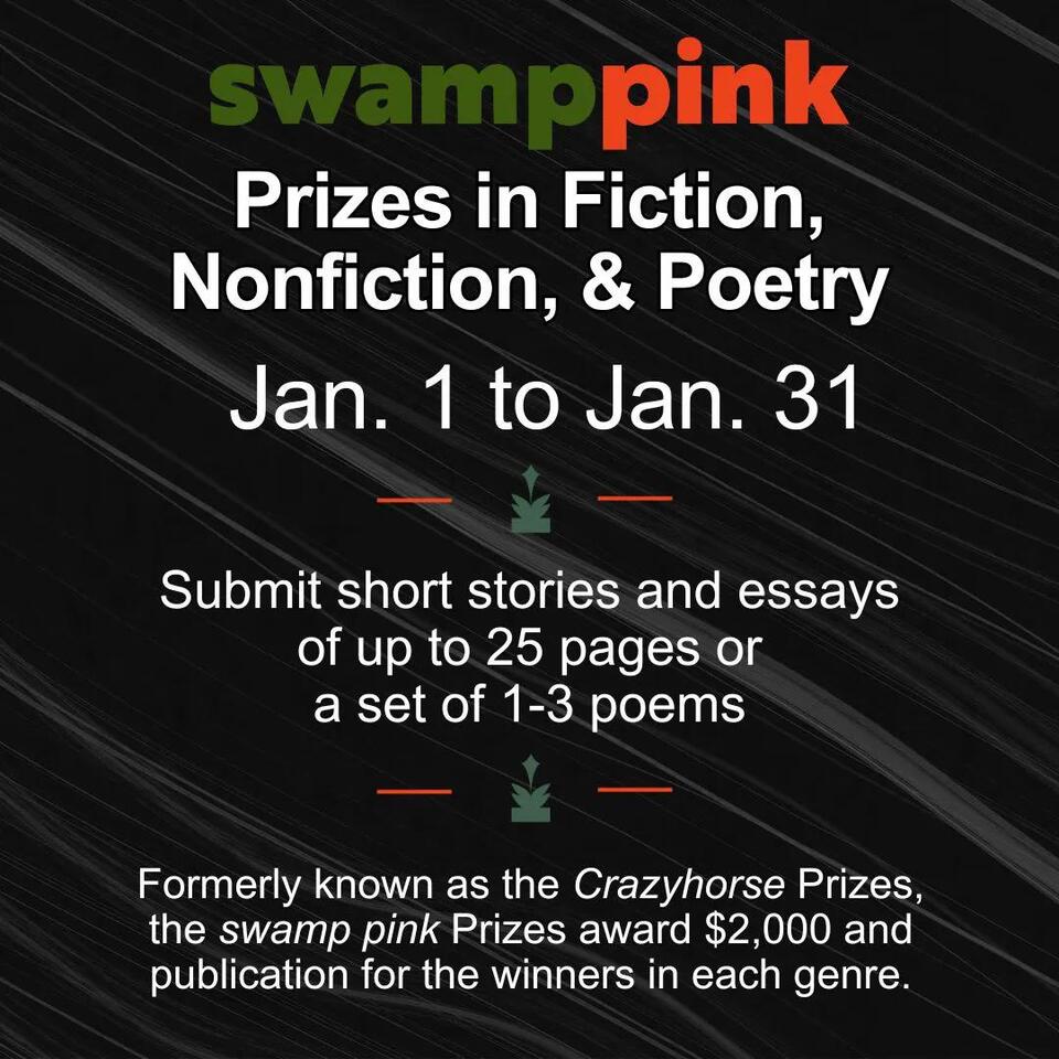 The swamp pink Prizes in Fiction, Nonfiction, & Poetry - NewsBreak