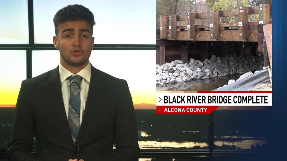 New Timber Bridge Completed Over Black River in Alcona County - NewsBreak