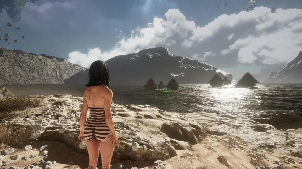 Clair Obscur: Expedition 33 - Gestral Beach Volleyball Mini-Game (Lune & Sciel Swimsuits ...